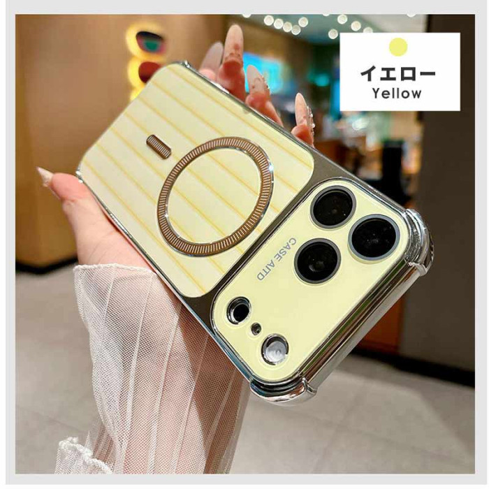 FUTROLA YOVOE HARD CASE MAGNETIC CAMERA PROTECT ZA IPHONE 18 PRO ZUTA