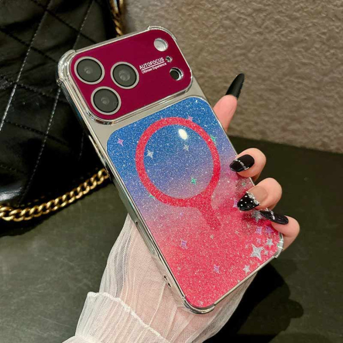FUTROLA YOVOE HARD CASE MAGNETIC SHINE ZA IPHONE 18 PRO MAX BORDO