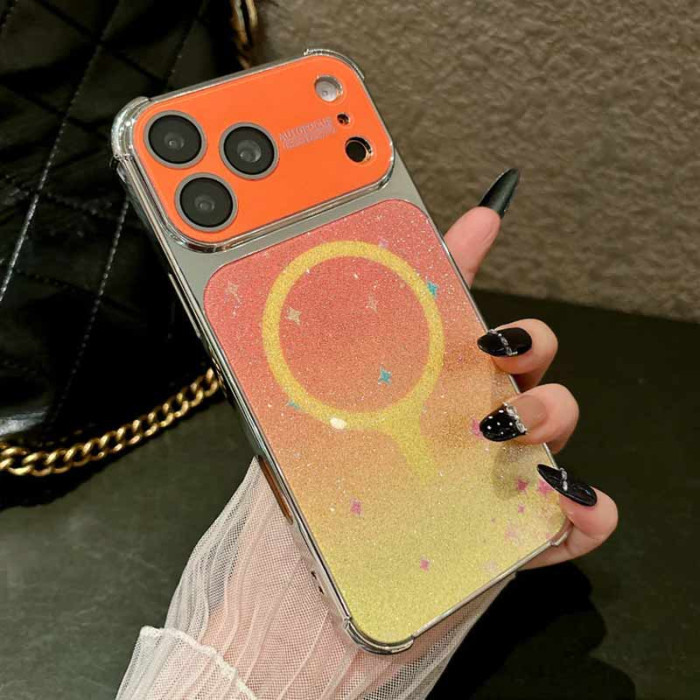 FUTROLA YOVOE HARD CASE MAGNETIC SHINE ZA IPHONE 18 PRO NARANDZASTA