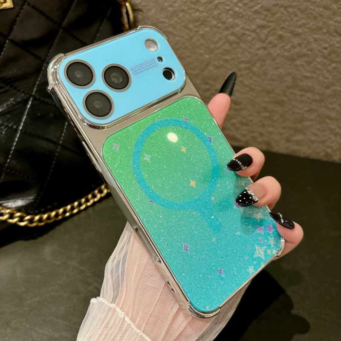 FUTROLA YOVOE HARD CASE MAGNETIC SHINE ZA IPHONE 18 PRO PLAVA