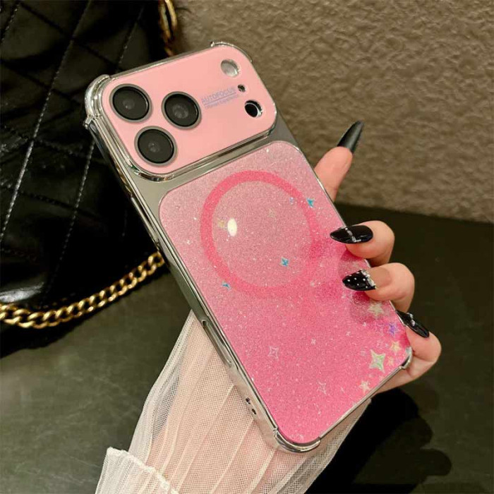 FUTROLA YOVOE HARD CASE MAGNETIC SHINE ZA IPHONE 18 PRO ROZE