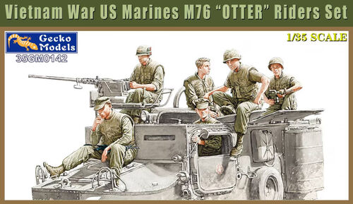NEW! Gecko Models 35GM0142 Vietnam War US Marines M76 Otter Riders Set (6 Figures)