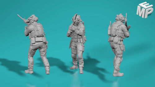 NEW! EMP3D 99201280-25 Współczesny Żołnierz - Poza Nr 12 (1 Figurka)