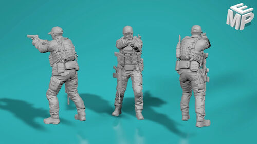 NEW! EMP3D 99201288-48 Współczesny Żołnierz - Poza Nr 20 (1 Figurka)