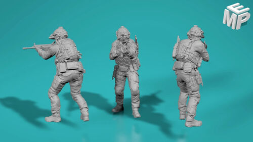 NEW! EMP3D 99201290-25 Współczesny Żołnierz - Poza Nr 22 (1 Figurka)