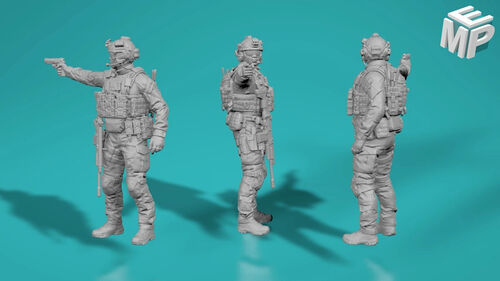 NEW! EMP3D 99201285-35 Współczesny Żołnierz - Poza Nr 17 (1 Figurka)