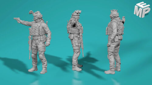 NEW! EMP3D 99201286-72 Współczesny Żołnierz - Poza Nr 18 (1 Figurka)