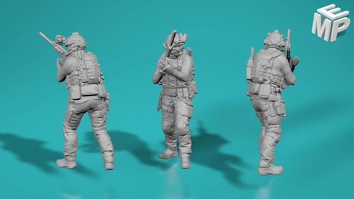 NEW! EMP3D 99201281-35 Współczesny Żołnierz - Poza Nr 13 (1 Figurka)
