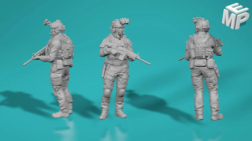 NEW! EMP3D 99201295-72 Współczesny Żołnierz - Poza Nr 27 (1 Figurka)