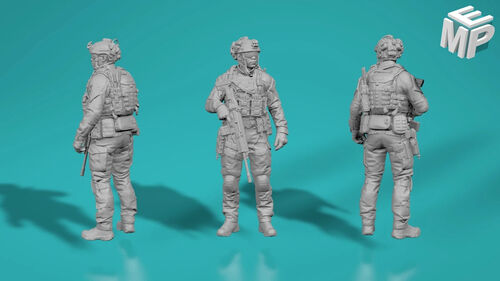 NEW! EMP3D 99201296-72 Współczesny Żołnierz - Poza Nr 28 (1 Figurka)