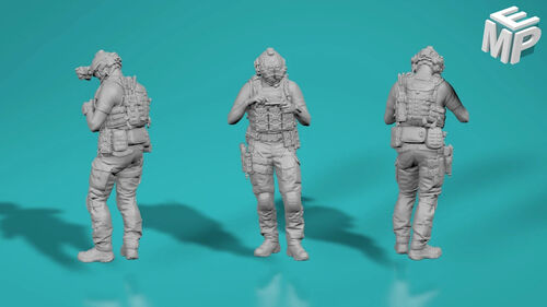 NEW! EMP3D 99201297-25 Współczesny Żołnierz - Poza Nr 29 (1 Figurka)