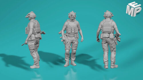 NEW! EMP3D 99201298-72 Współczesny Żołnierz - Poza Nr 30 (1 Figurka)