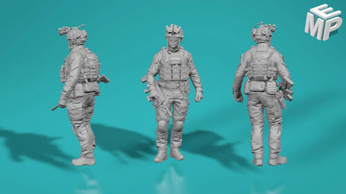 NEW! EMP3D 99201294-25 Współczesny Żołnierz - Poza Nr 26 (1 Figurka)