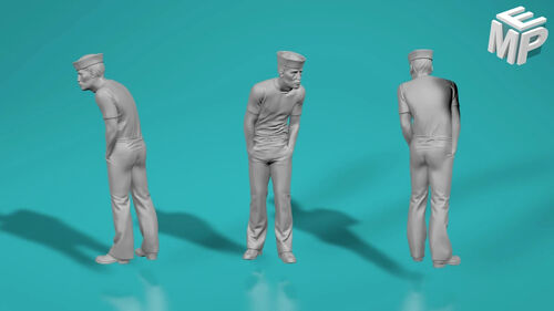 NEW! EMP3D 99201305-48 Pearl Harbor - Marynarz - Poza Nr 3 (1 Figurka)