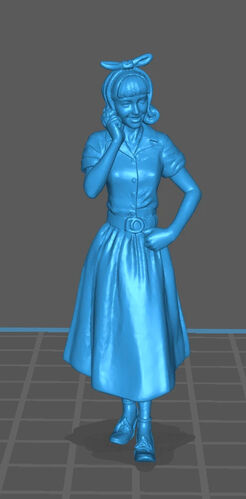 NEW! EMP3D 99205025-25 Młoda Dziewczyna - Lata Międzywojenne (1 Figurka)