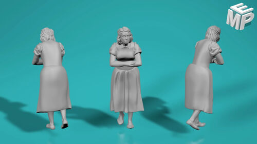 NEW! EMP3D 99205034-25 Kobieta Sprzedawca (1 Figurka)