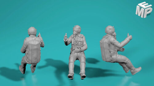 NEW! EMP3D 99209080-35 Pilot Współczesny Włoski (1 Figurka)
