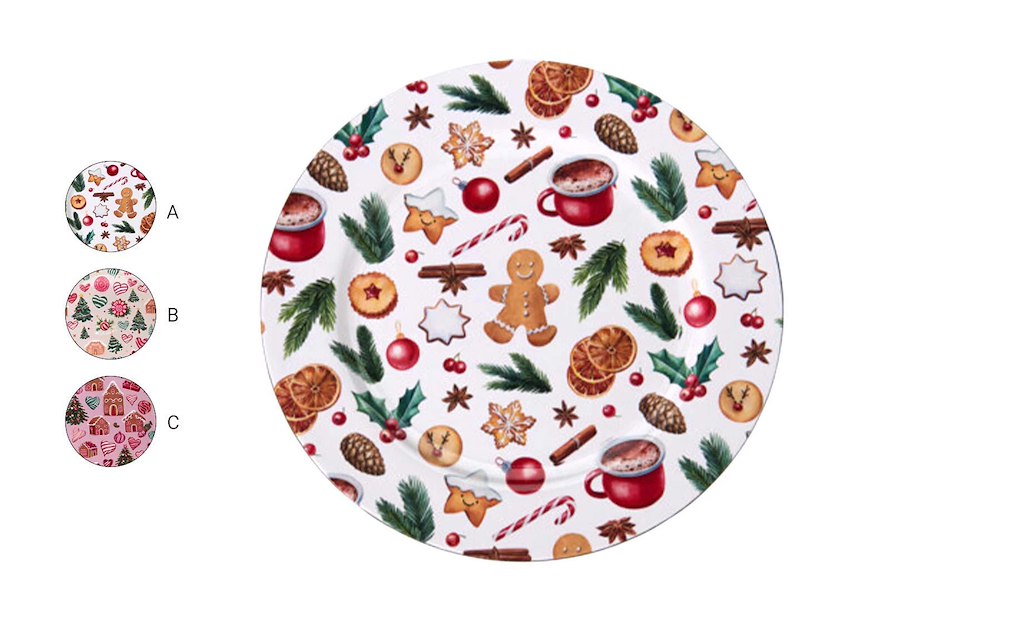 Tanjir za kolače Ornament 33cm sort3