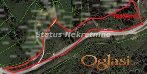 Kopaonik-Građ. Parc P+2S+3PK- 7500 m2 za Biznis-065/385 8880