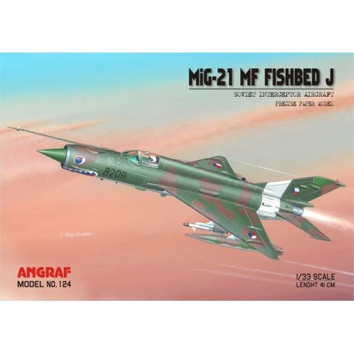 Angraf 124 MiG-21 MF Fishbed J - Soviet Interceptor Aircraft