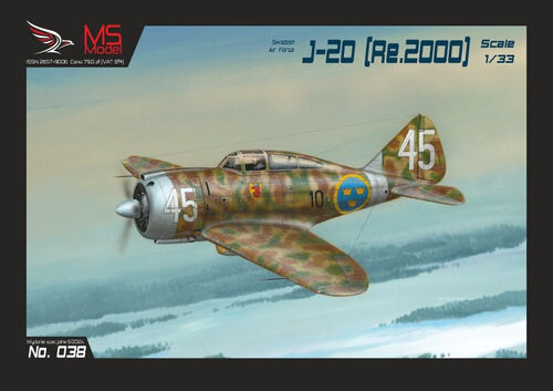 MS Model 038 J-20 (Re.2000) - Swedish Air Force