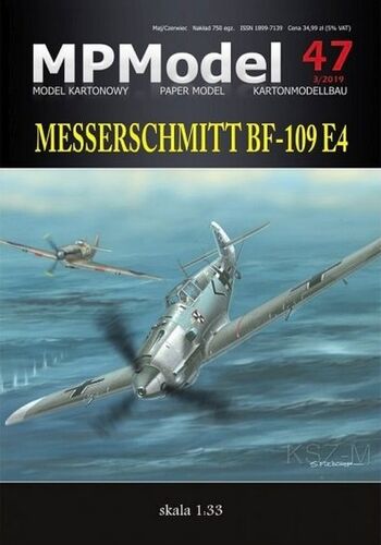 MPM Model 03-2019 Messerschmitt Bf-109 E4