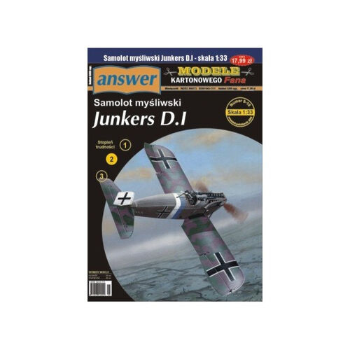 Answer MKF-03-2007 Junkers D.I - Fighter Plane