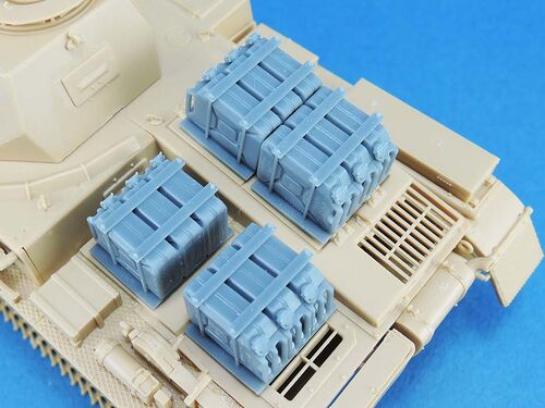 NEW! Legend LF3D16021 German WWII 3-Jerrycan Racks Set (4 pcs / 3D-Printed)