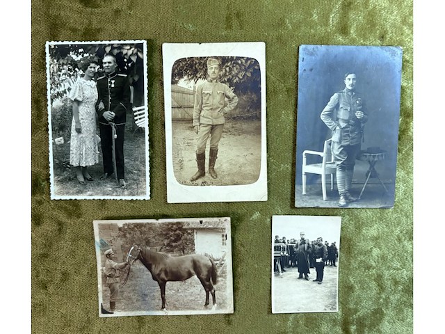 Lot 5 starih vojnih fotografija SHS