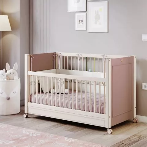 BABY ELEGANCE KREVETAC SA TOČKIĆIMA(60X120 CM)