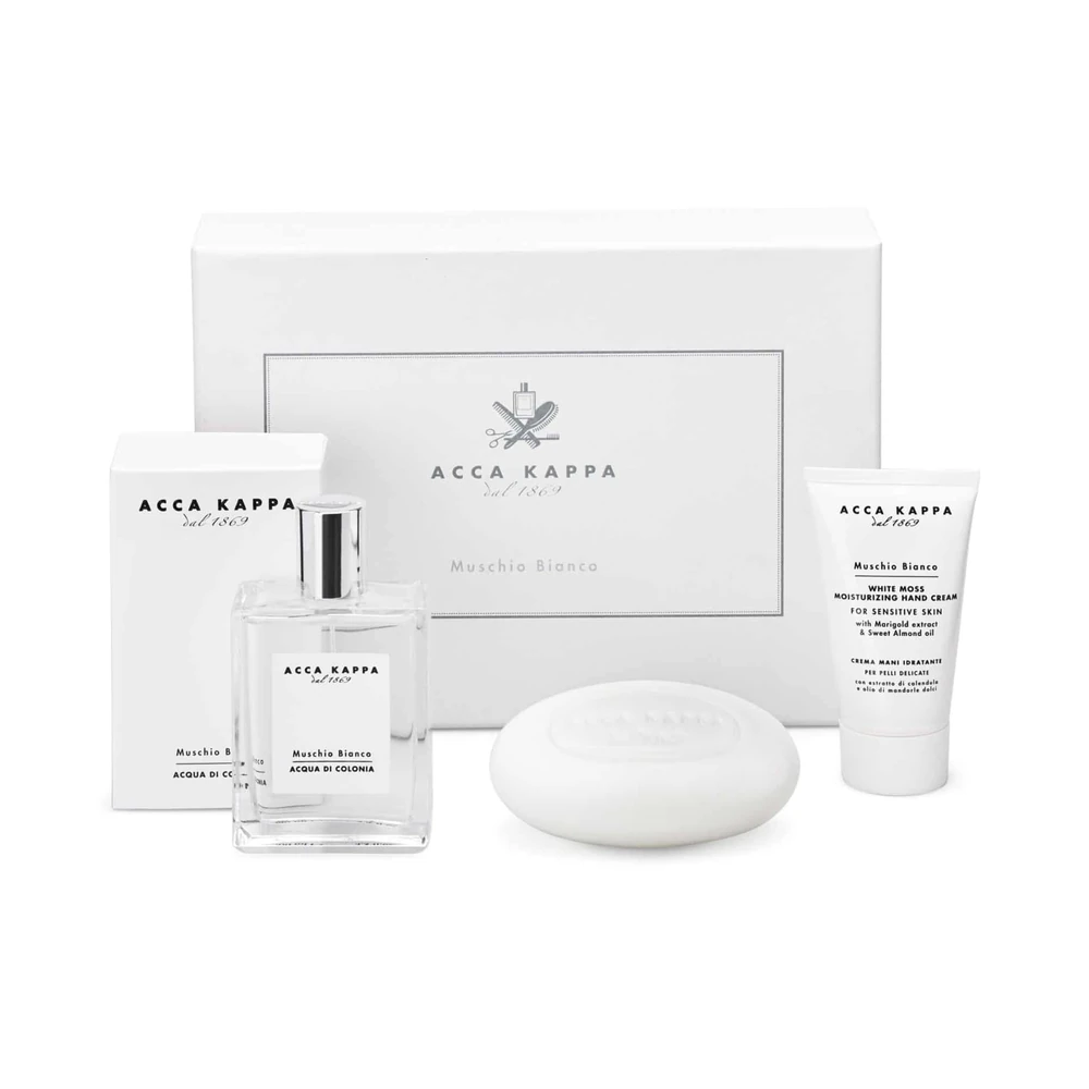 Acca Kappa White Moss Gift Set Eau de Cologne, Soap & Hand Cream