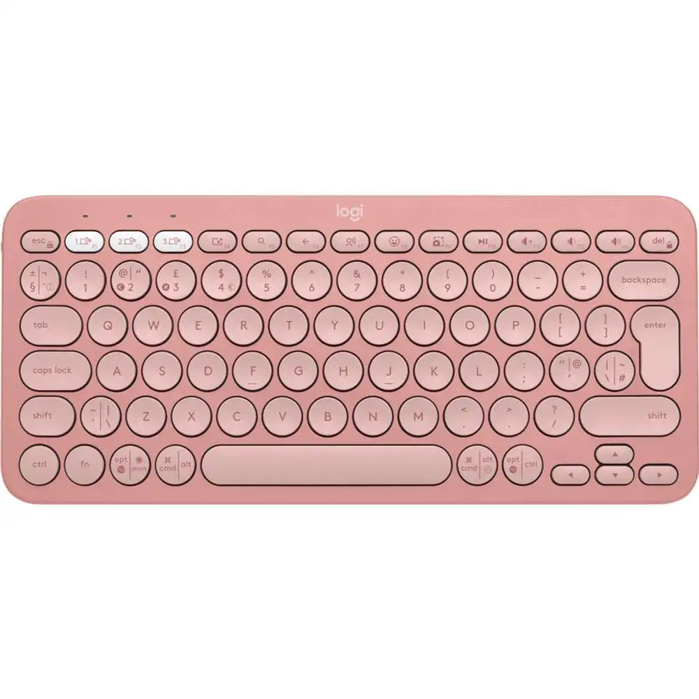 LOGITECH K380s Pebble Keys 2 TONAL US Rose 920-011853
