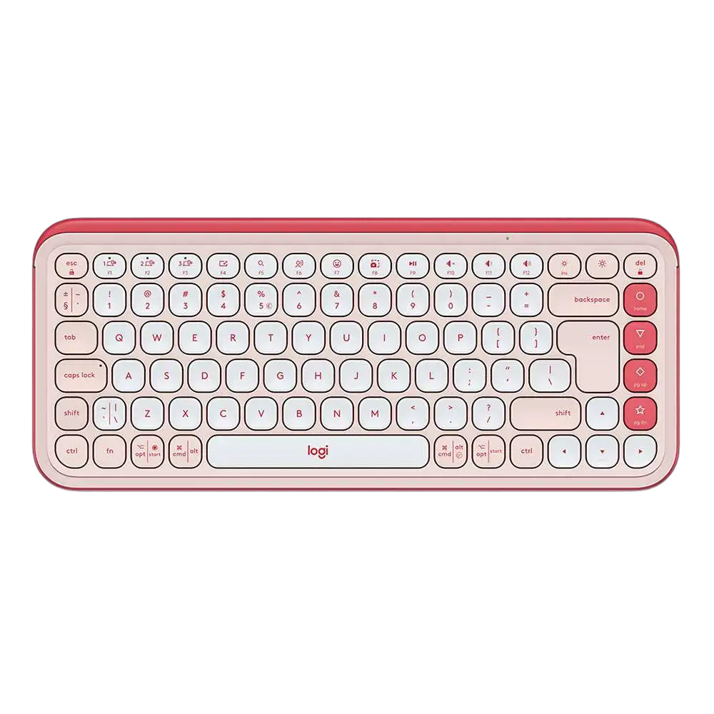 LOGITECH POP ICON KEYS US BT bezicna tastatura roze 920-013073