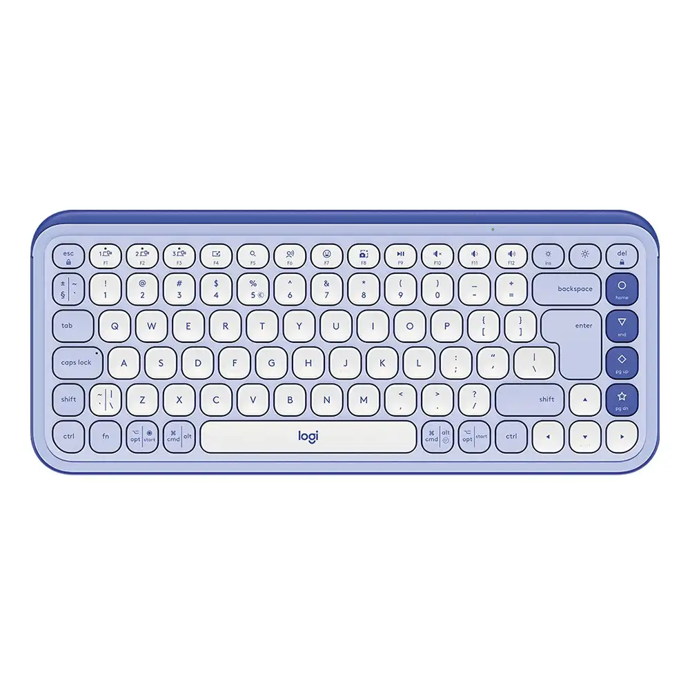 LOGITECH POP ICON KEYS US BT bezicna tastatura lila 920-013074