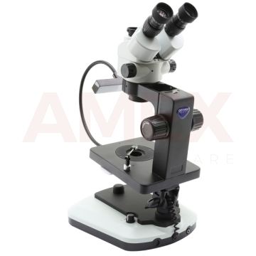 Trinokularni gemološki stereo zum mikroskop Optika OPTIGEM-20, 10x
