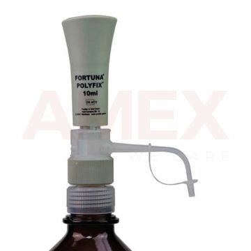 Dozator FORTUNA POLYFIX sa cilindrom od providnog stakla, 2 - 10 ml