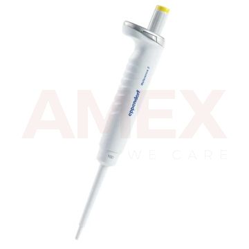 Jednokanalna pipeta Eppendorf Research 3 neo BASIC, žuta boja, 5 - 100 µl