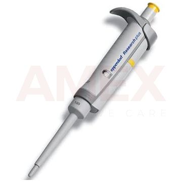 Jednokanalna pipeta Eppendorf Research Plus, žuta, 10 - 100 µl