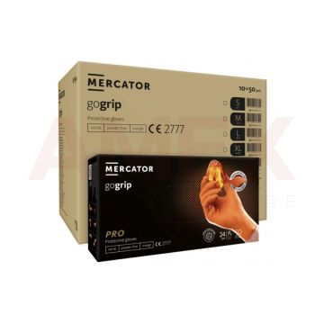 Zaštitne nitrilne rukavice Mercator Gogrip Orange, veličina XL, 50 kom.