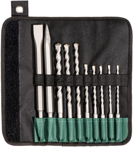 10-delni SDS-plus set burgija, dleto i špic Metabo (630824000)