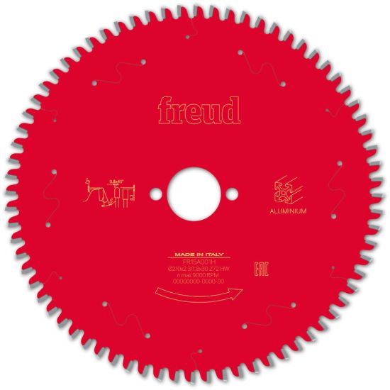 FREUD 210x2,3x30mm 72Z list cirkularne testere za aluminijum za ručne cirkulare FR15A001H