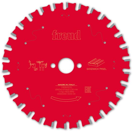 FREUD 160x2,0x20mm 30Z list cirkularne testere za sendvič panele FR06X001H