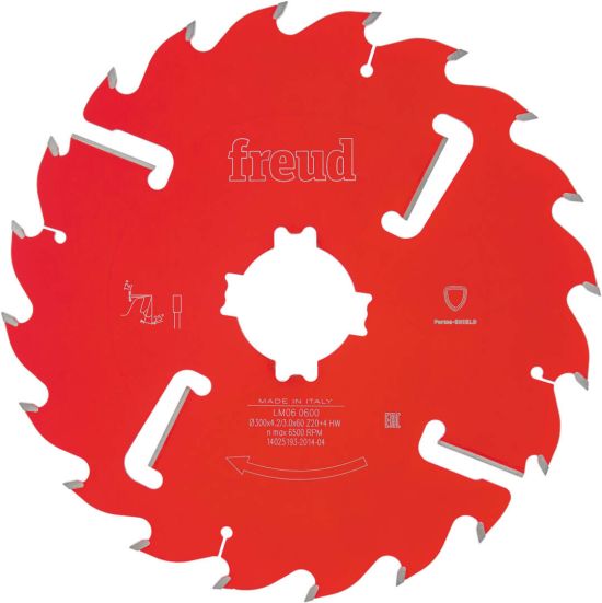 Freud list testere za drvo sa povećanom širinom zuba sa čistačima za višelisne cirkulare 350x4,2x70mm 20 + 2 + 4Z LM06 1300