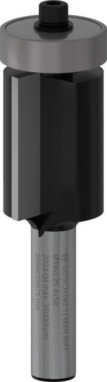 Bosch PRO glodalo za glodanje u ravni sa ležajevima na dnu, Ø 19xL 25,4, prihvat 8 mm (2608629675)