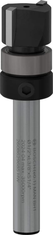 Bosch PRO glodalo za glodanje u ravni sa ležajevima na vrhu, Ø 1/2xL 38", prihvat 1/4" (2608629685)