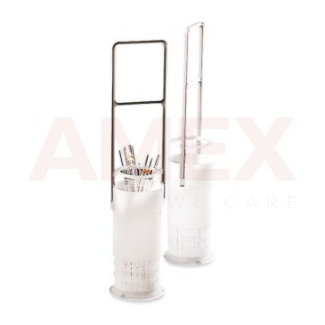 Korpa za pipete ROTH ROTILABO za sistem za pranje pipeta, za pipete od 460 mm, prečnik 145 mm, visina 500 mm