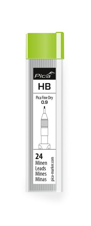 Pica 7030 zamenska mina za Pica Fine Dry; HB; 0,9mm 24kom.