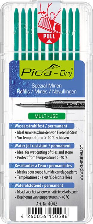 Pica 4042 zamenska mina za Pica Dry; zelena 10kom.
