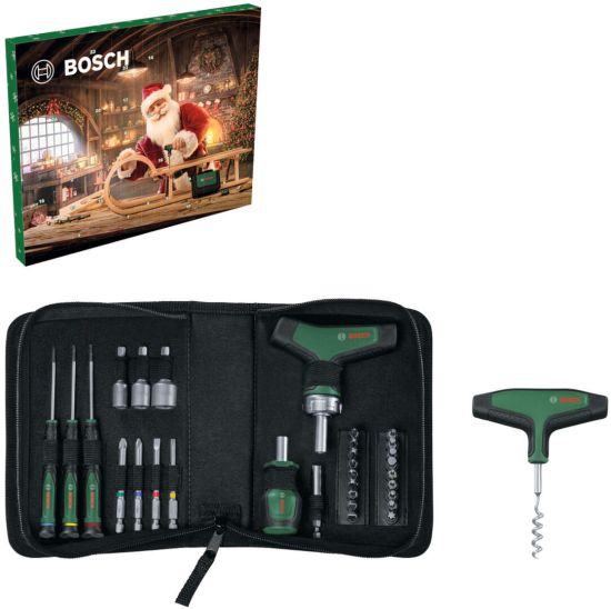 Bosch 33-delni novogodišnji set ručnih alata i pribora u torbici - ograničena ponuda (1600A0349X)