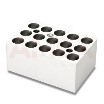Umetak DLAB za blok grejač Mini, za epruvete od 1,5 ml, 15 mesta, konusno dno